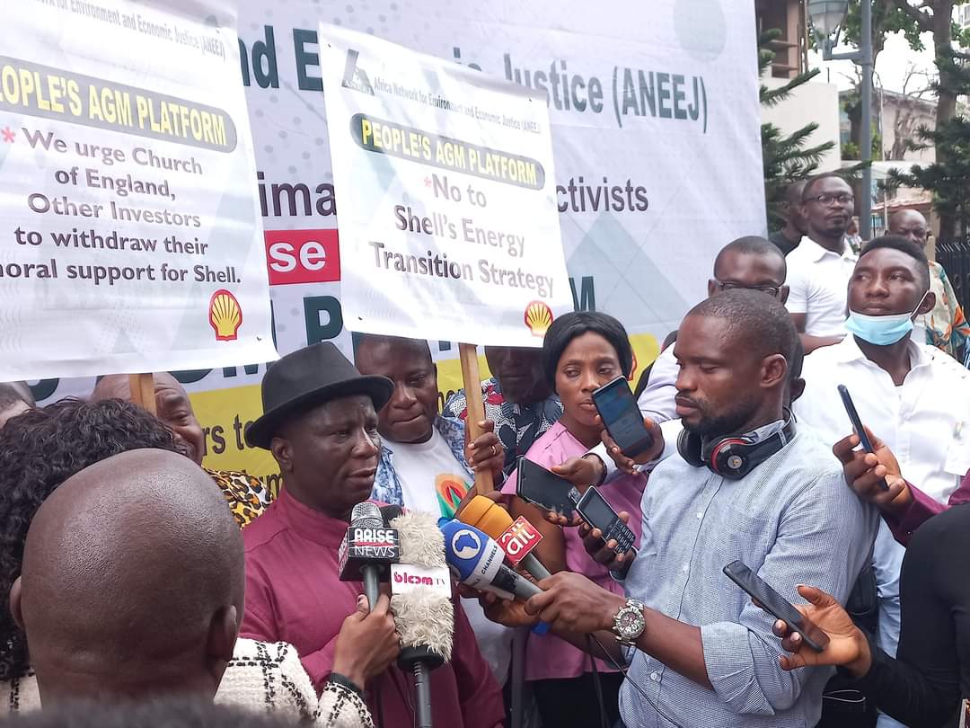Lagos CSOs rally against Shell operations in Nigeria - ANEEJ